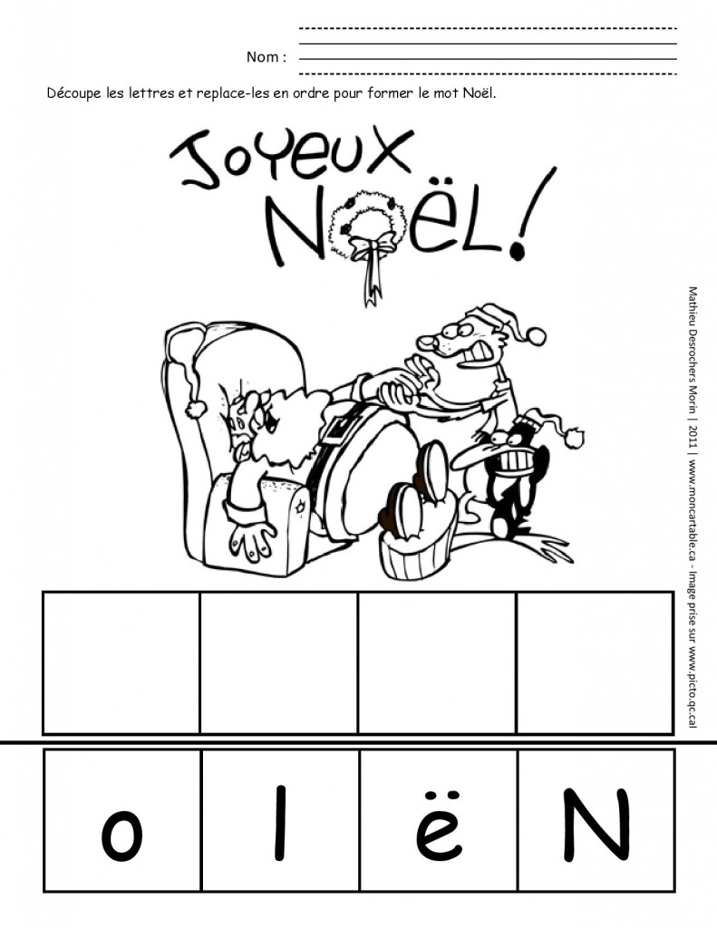 Le mot « Noël » – Rapido-Présco